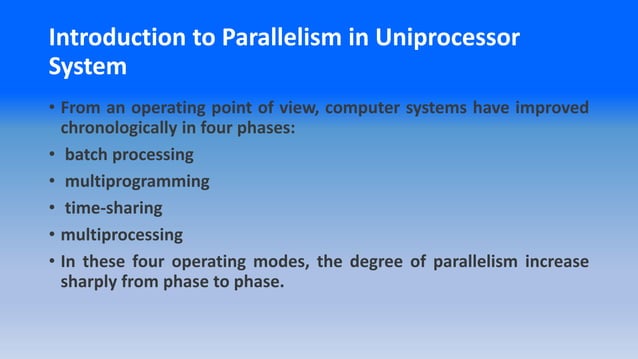 Parallel Processing And Pipelining In Computer Architecture Prof Sumalatha Pptx