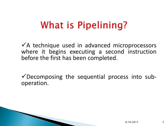 Pipelining_Computer Organization_TU(BIM) | PPT