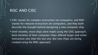 Pipelining, processors, risc and cisc | PPTX