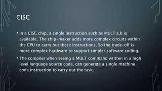 Pipelining, processors, risc and cisc | PPTX