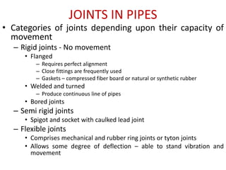 Pipe Materials and The Types of Joints.ppt