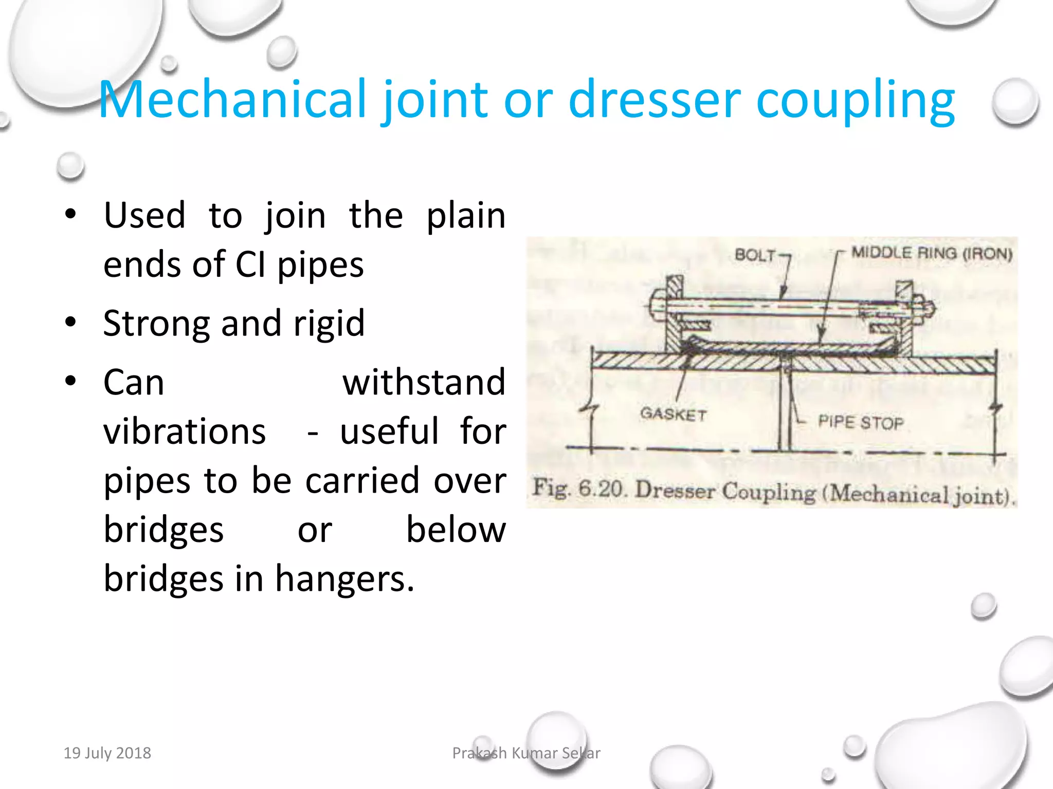 Pipe materials and types of joints [autosaved] | PDF