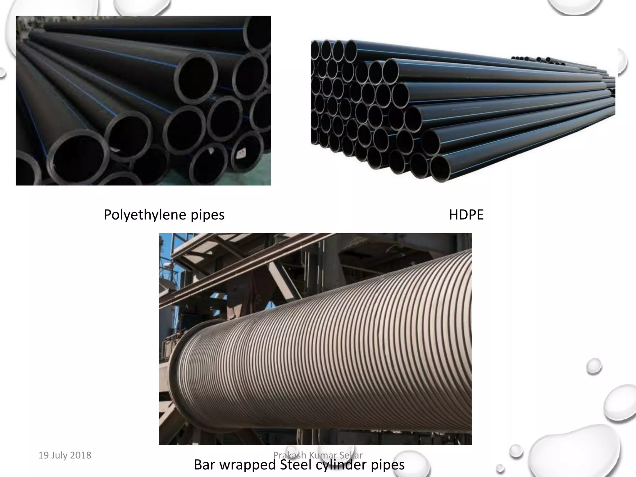 Pipe materials and types of joints [autosaved] | PDF