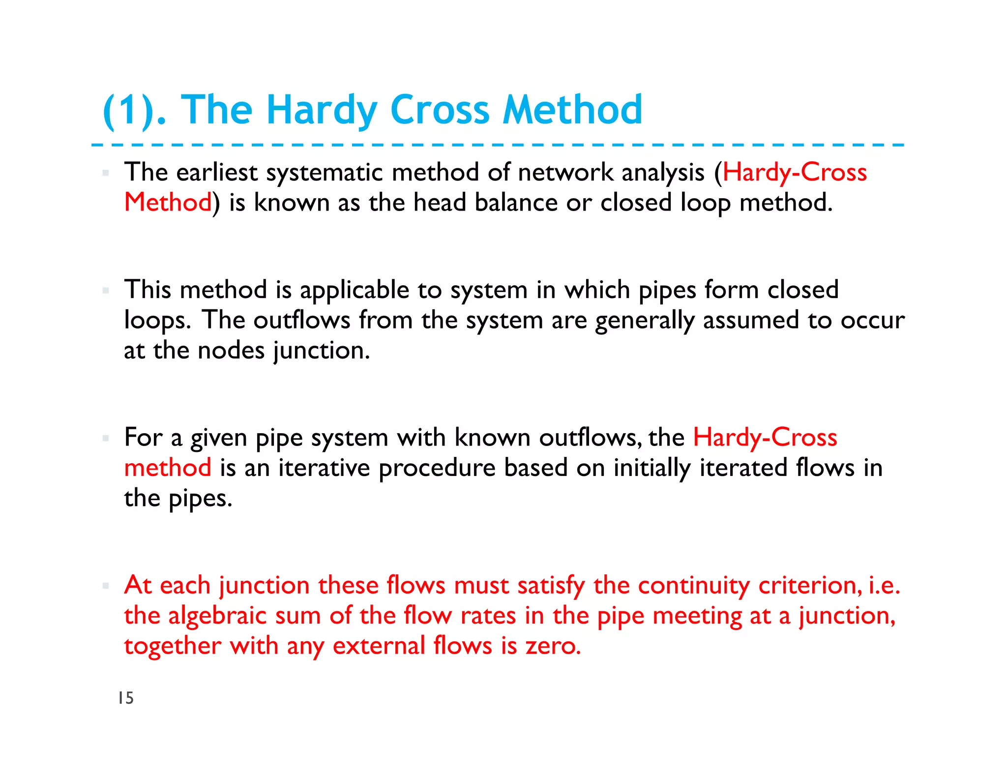 Pipe network analysis with examples | PDF