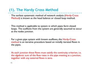 Pipe network analysis with examples | PDF