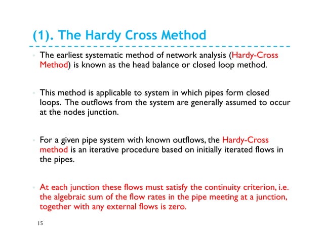 Pipe network analysis with examples | PDF