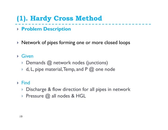 Pipe network analysis with examples | PDF