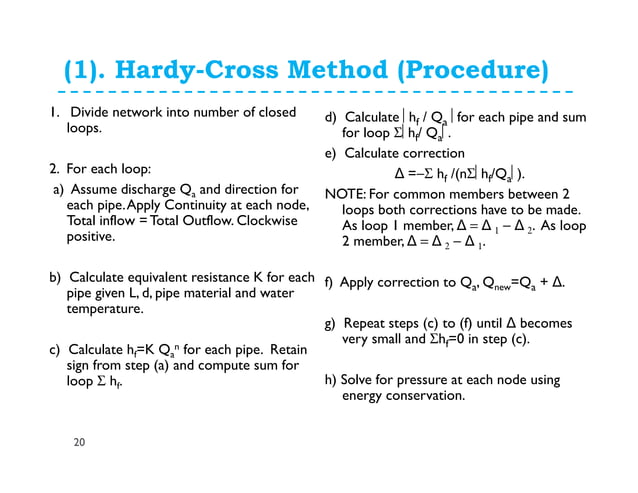 Pipe network analysis with examples | PDF