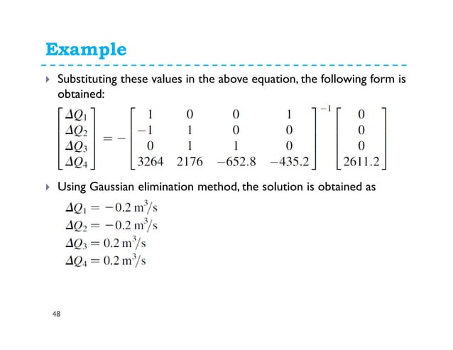 Pipe network analysis with examples | PDF