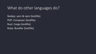 Pipenv - Melbourne Python User Group (MPUG) | PPT