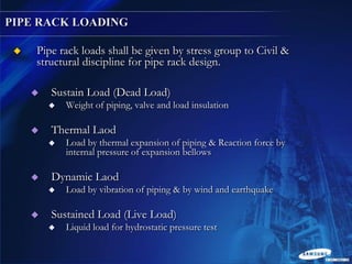 Pipe rack & rack piping | PPT