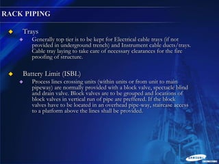 Pipe rack & rack piping | PPT