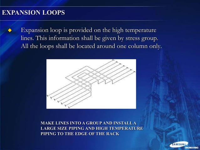 Pipe rack & rack piping | PPT | Technology & Computing