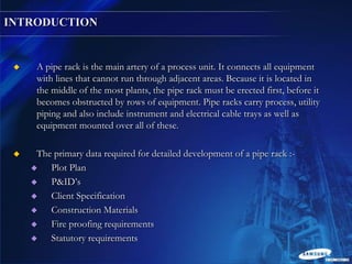 Pipe rack & rack piping | PPT