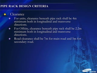 Pipe rack & rack piping | PPT