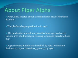 Piper alpha | PPTX