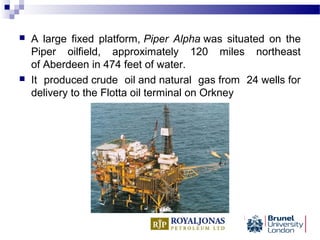 Piper alpha disaster 1988 | PPT