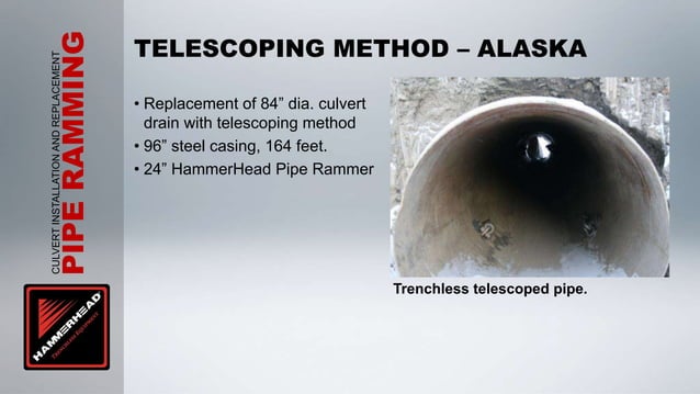 Trenchless Installation of Drainage Culverts with Pipe Ramming Method | PPT