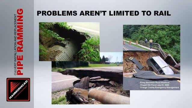 Trenchless Installation of Drainage Culverts with Pipe Ramming Method | PPTX