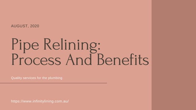 Pipe relining process and benefits | PPT
