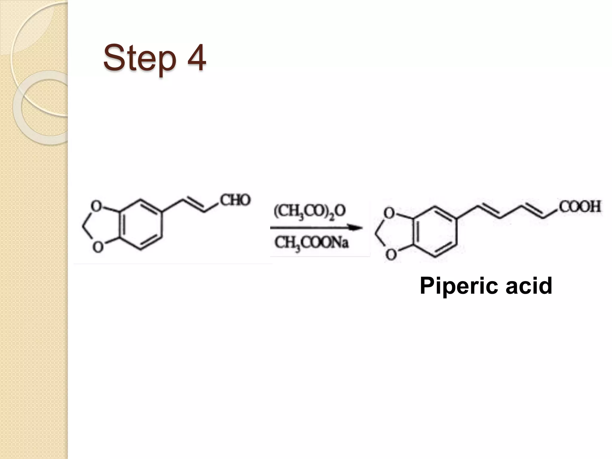Piperine synthesis | PPTX