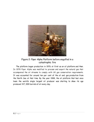 Piper Alpha Disaster Report | DOCX