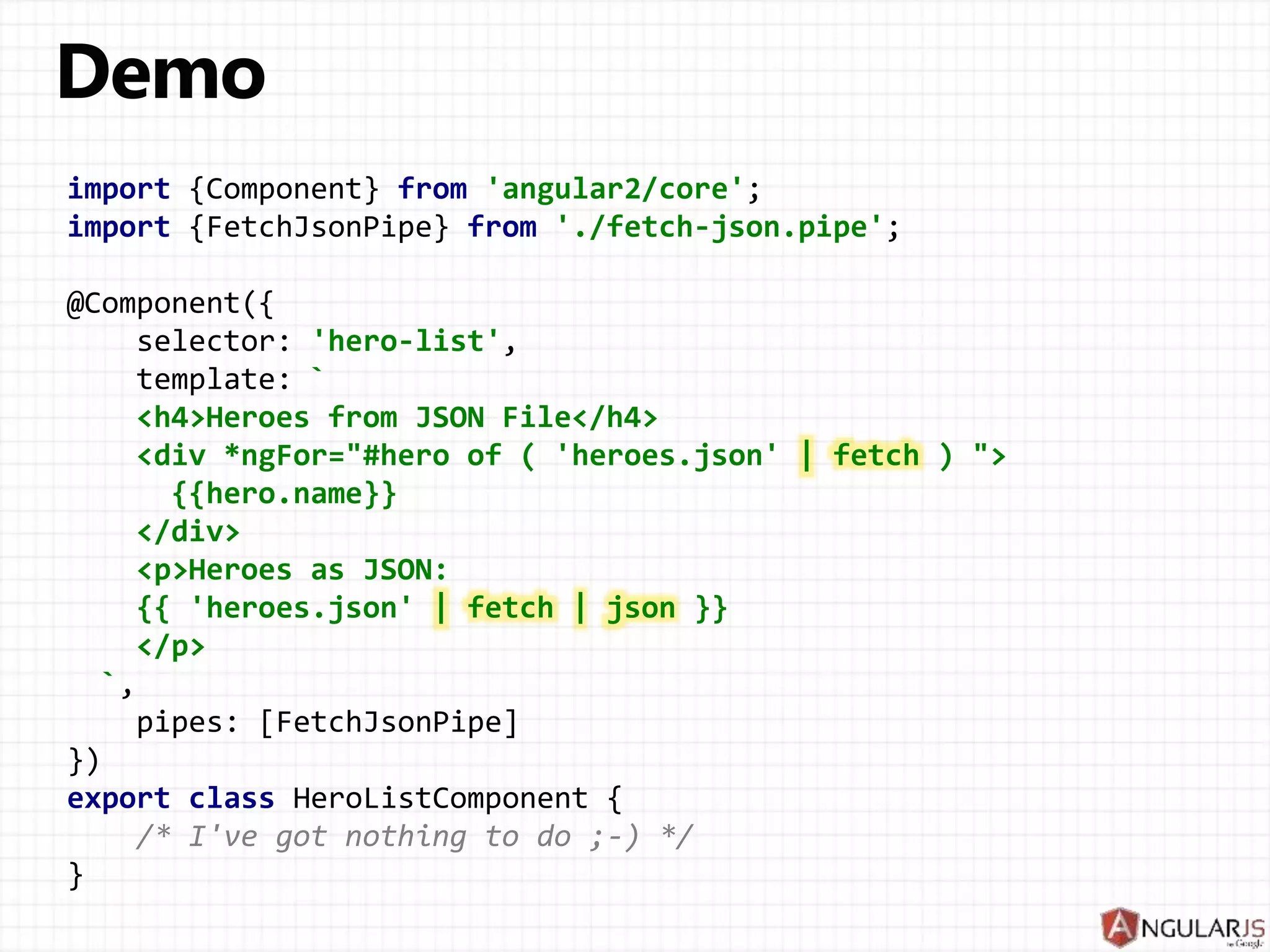 Angular 2.0 Pipes | PPTX