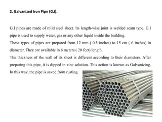 Pipes.pptx | Commodities | Economy