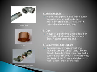 Pipes, fittings-fixtures and appliance | PPTX