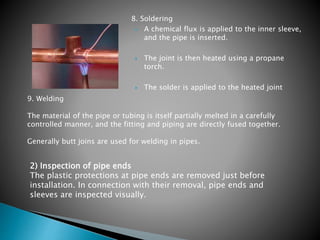 Pipes, fittings-fixtures and appliance | PPTX