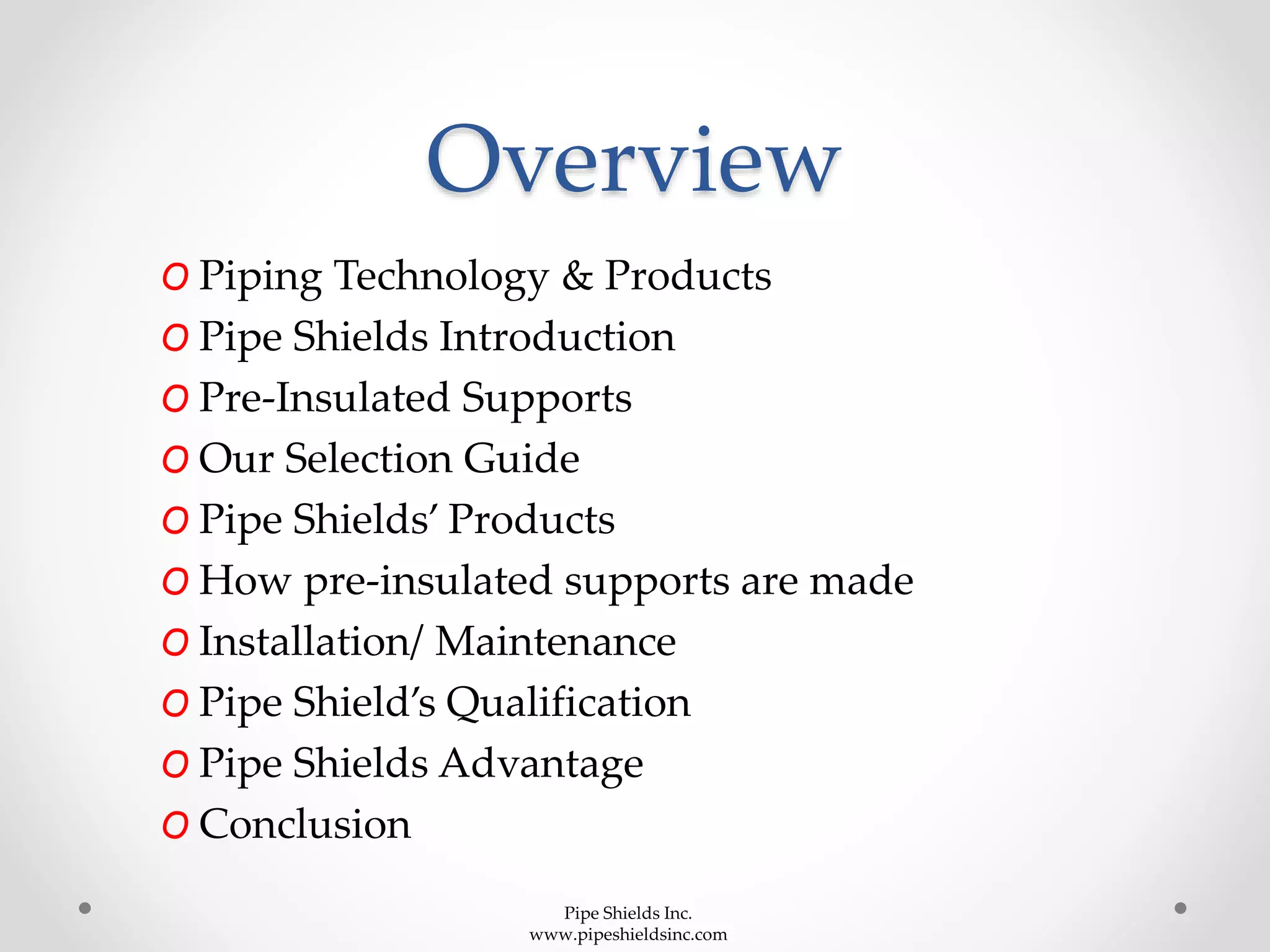 Pipe shields for beginners | PPTX