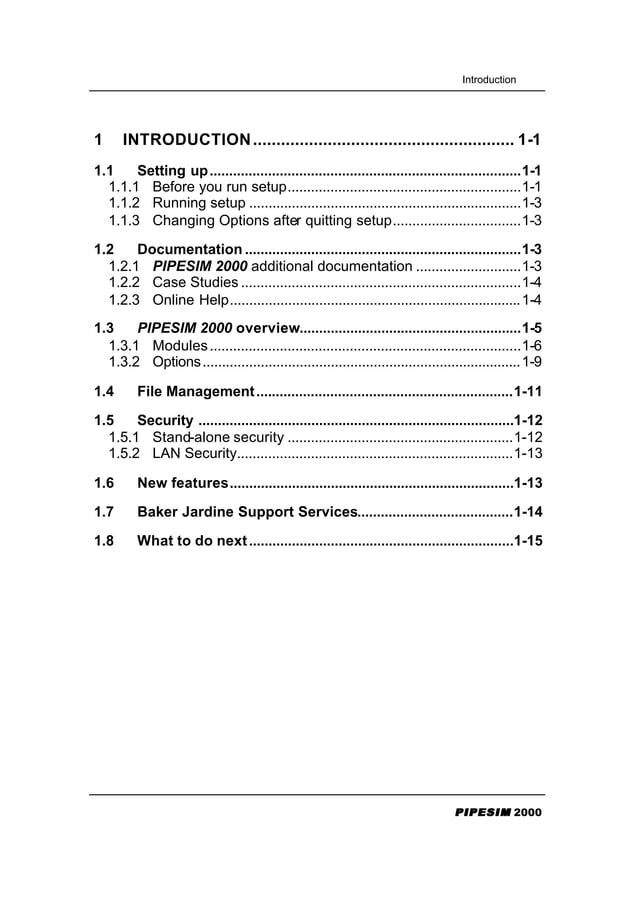 Pipesim 2000 user guide | PDF | Computer Software and Applications | Computing