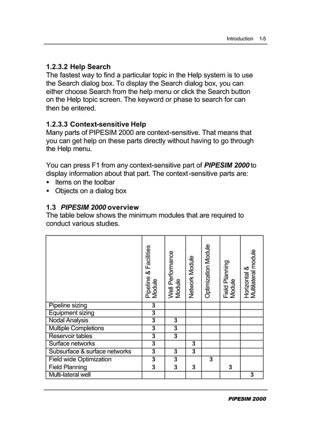 Pipesim 2000 user guide | PDF | Computer Software and Applications ...