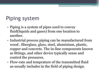 Pipes in sanitation | PPTX