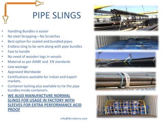 Pipe slings | PPT