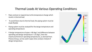 Various Load Cases In Pipe Stress Analysis | PDF