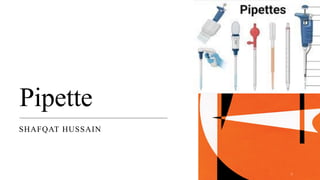 Introduction to Pipettes, history tupes and uses.pdf