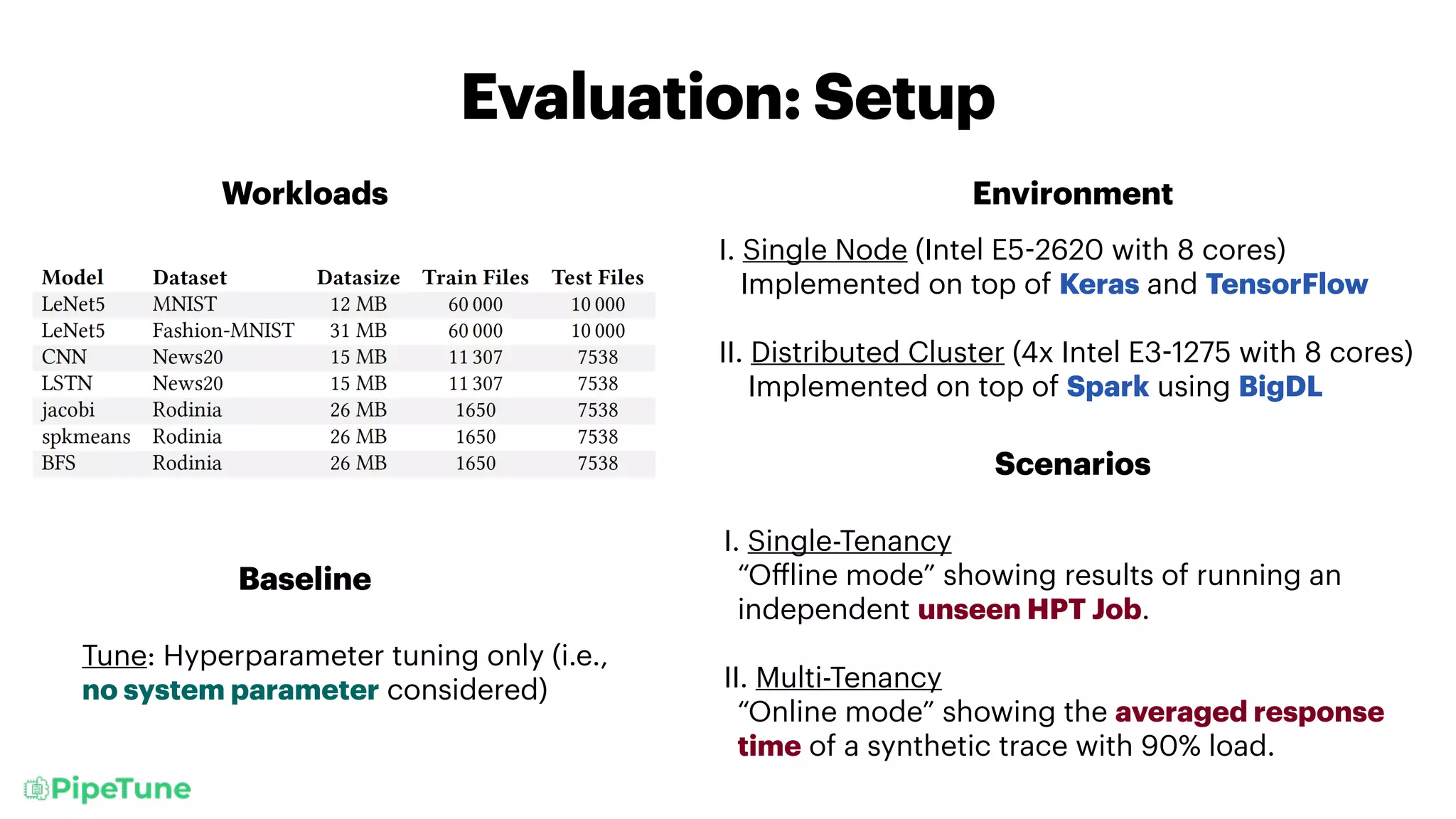 PipeTune: Pipeline Parallelism of Hyper and System Parameters Tuning for Deep Learning Clusters ...