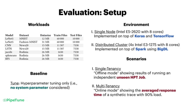 PipeTune: Pipeline Parallelism of Hyper and System Parameters Tuning for Deep Learning Clusters ...