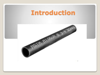 Pipe & its wall thickness calculation | PPTX