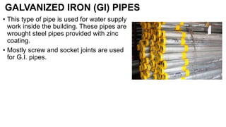Pipe water distribution system2 | PPT