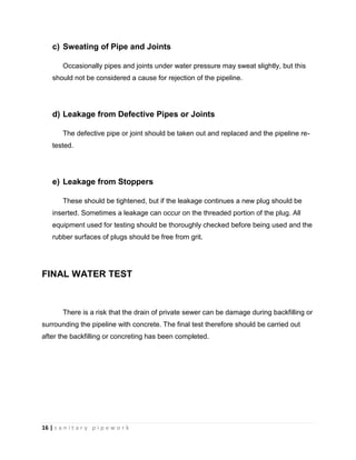 S3 SANITARY PIPE WORK ASSIGNMENT | DOCX