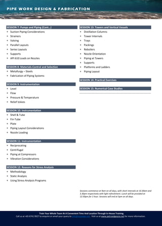 Pipe Work Design & Fabrication | PDF | Civil Engineering Industry ...
