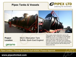 Pipex Pumping Stations, Chambers & Catchpits | PPT
