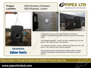 Pipex Pumping Stations, Chambers & Catchpits | PPT