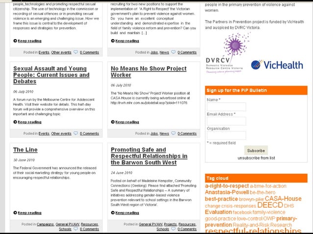 PiP network as a model for capacity building | PPT
