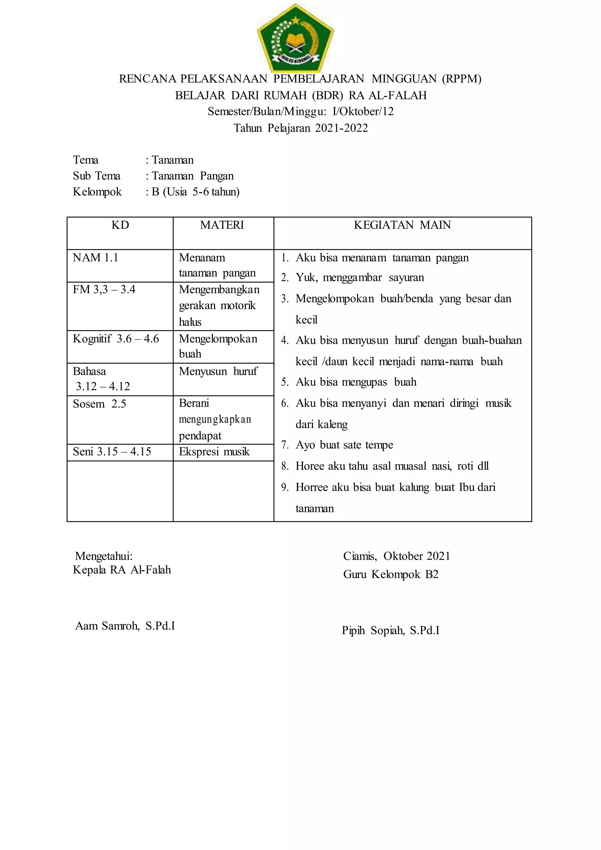 Pipih sopiah rppm kelas b | DOCX