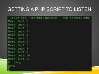 Piping into-php | PPT
