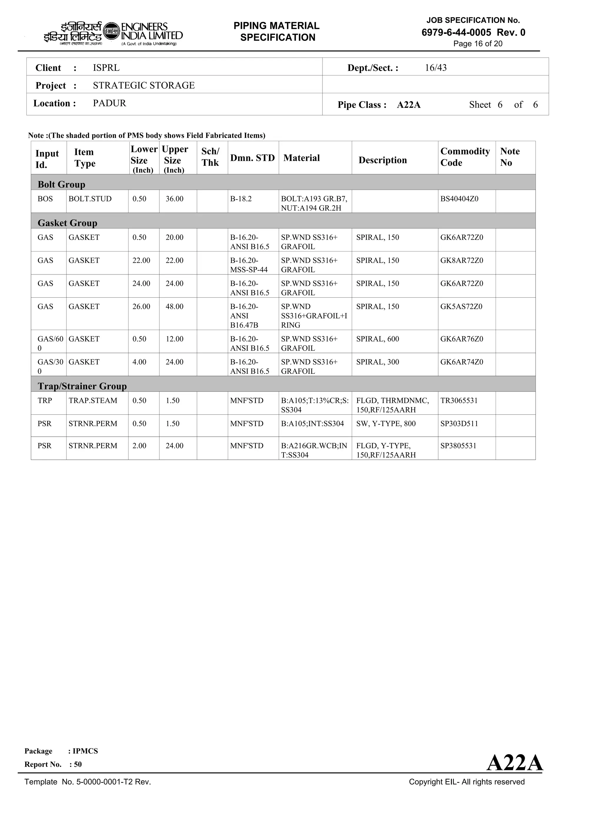 Piping material-specification | PDF
