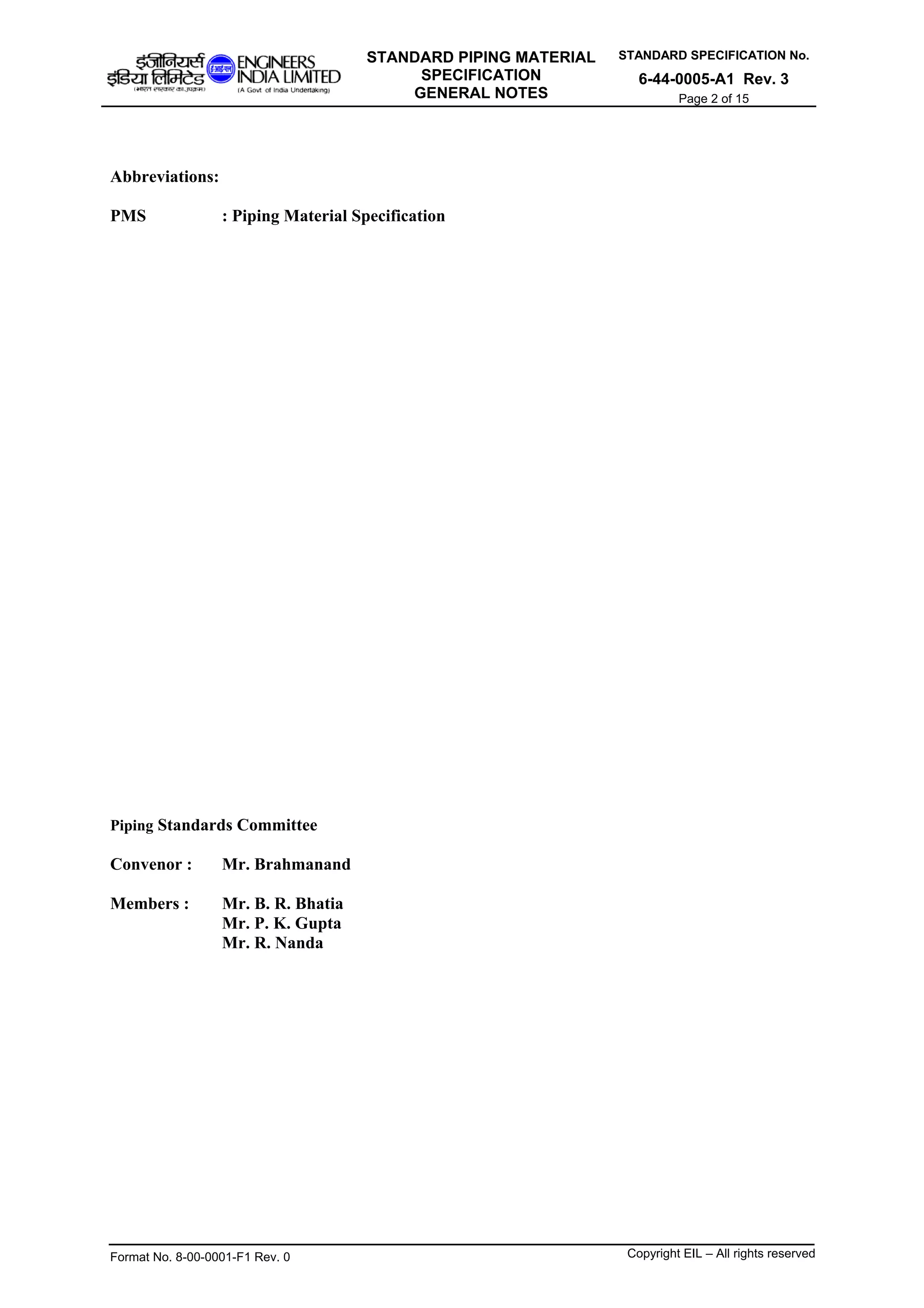 Piping material-specification | PDF